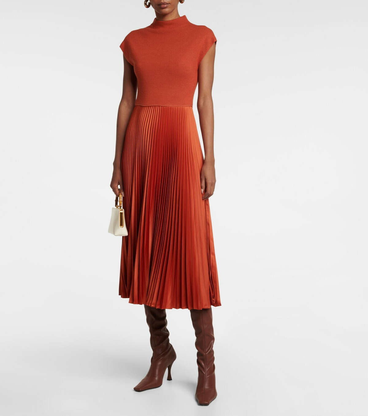 Polo Ralph Lauren - Pleated midi dress Polo Ralph Lauren