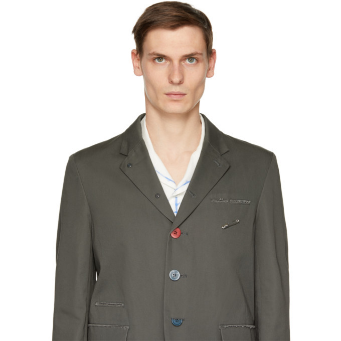 Undercover Silver Logo Safety Pin Undercover