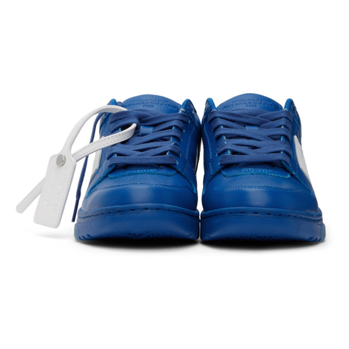Off-White Blue and White Out Of Office Sneakers Off-White