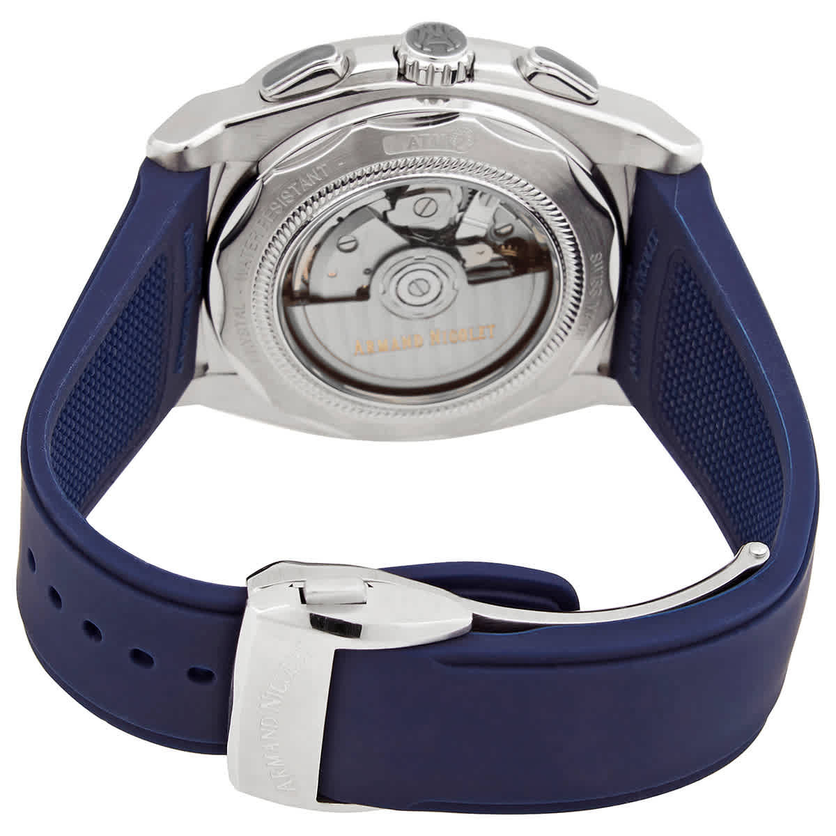 Armand Nicolet JH9 Chronograph Automatic Blue Dial Mens Watch A668HAA ...