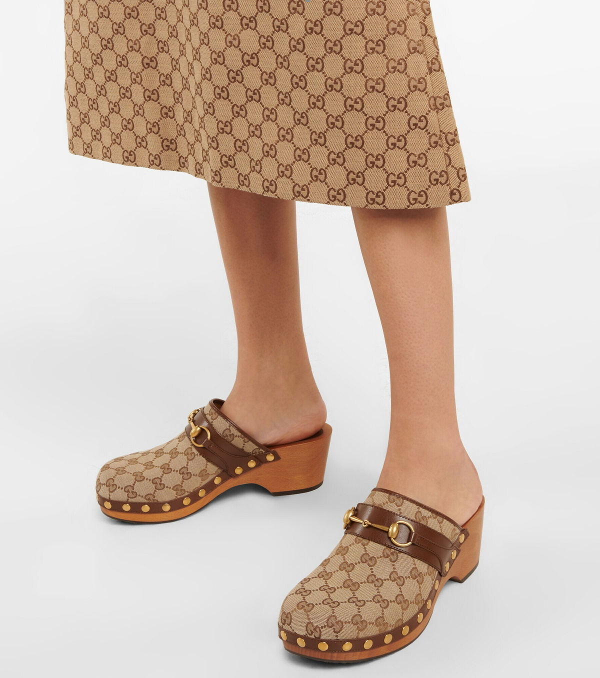 Gucci - GG canvas clogs Gucci