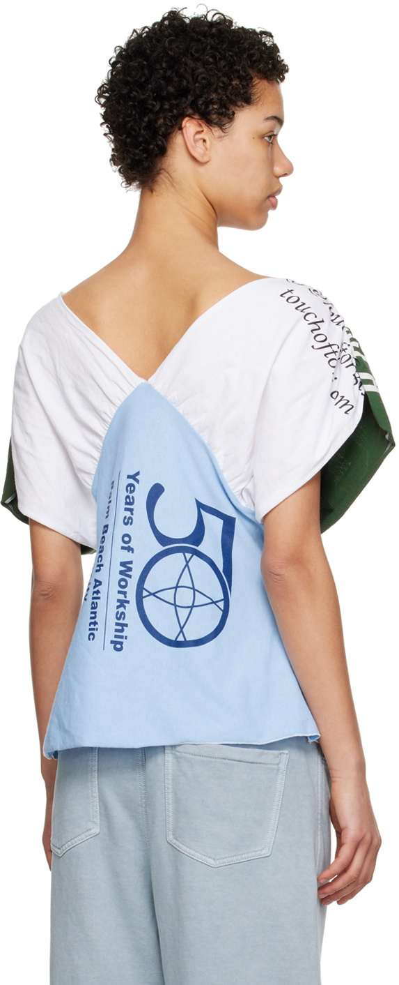 Baserange White Giovanna Flores Edition Laps Tank Top Baserange