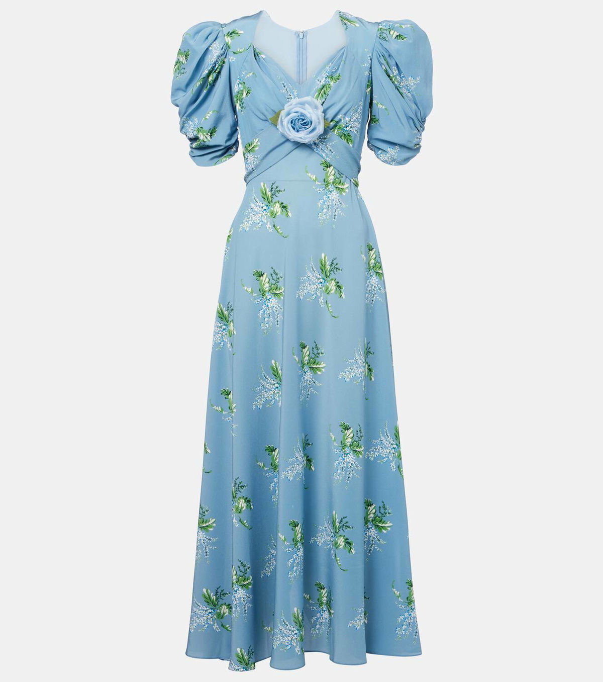 Rodarte Floral silk cocktail dress Rodarte