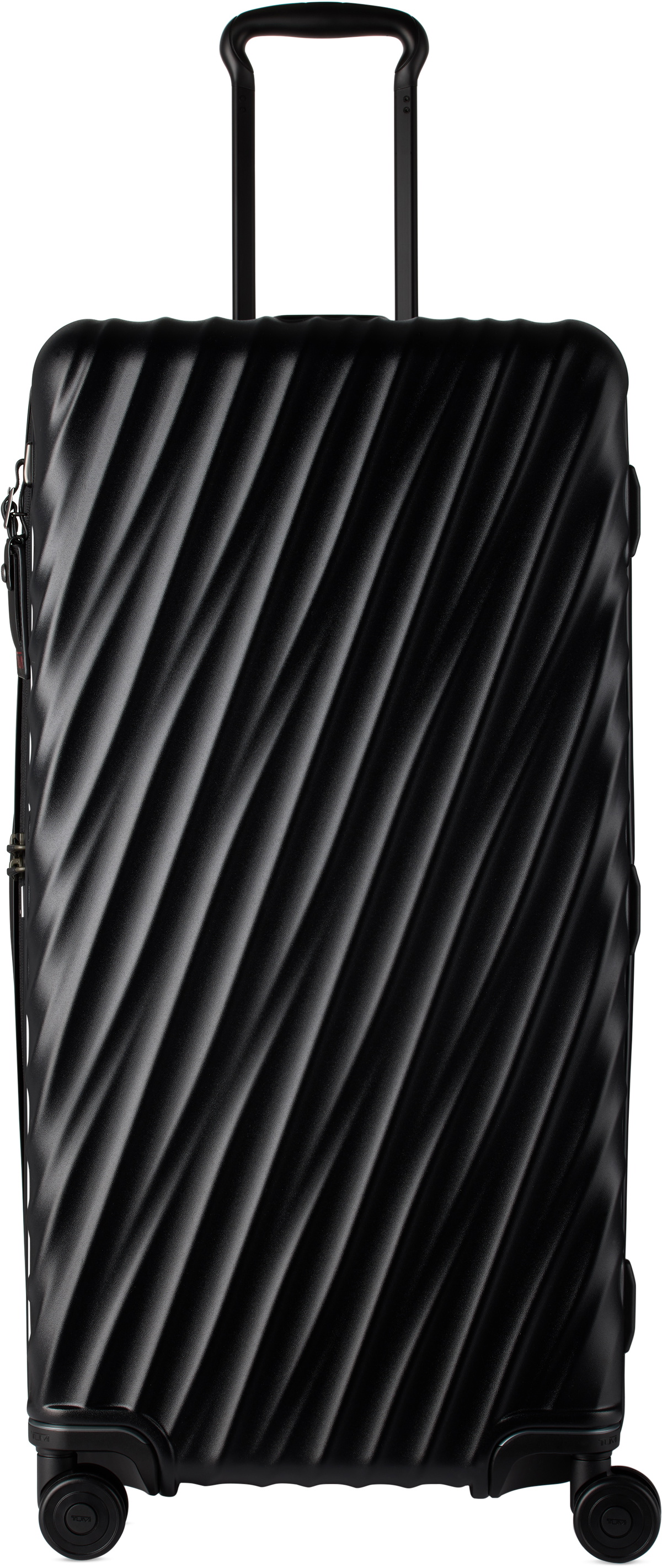 Tumi Black Large Rolling Trunk Suitcase Tumi