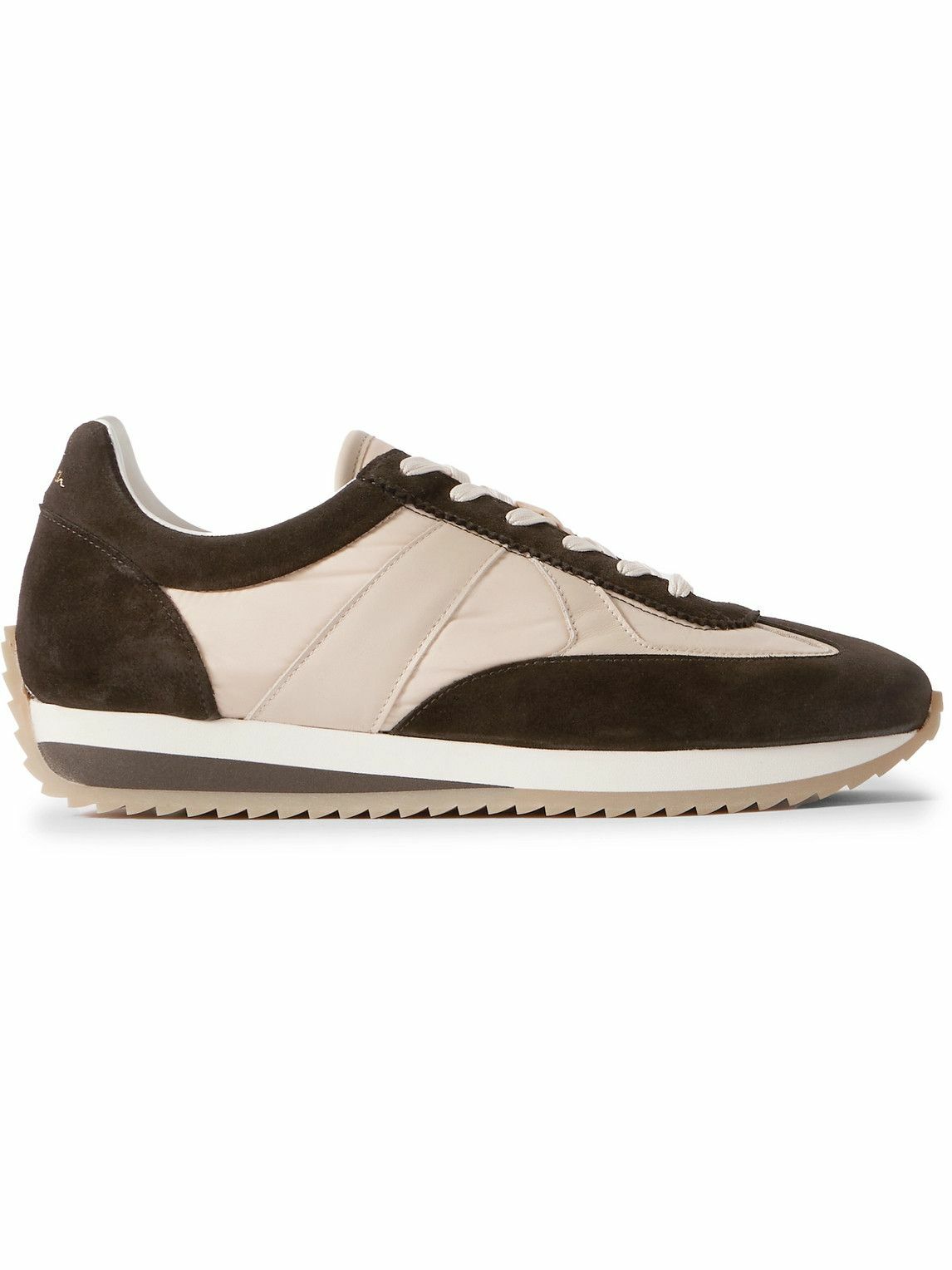 Paul Smith - Vignola Shell and Leather-Trimmed Suede Sneakers - White ...