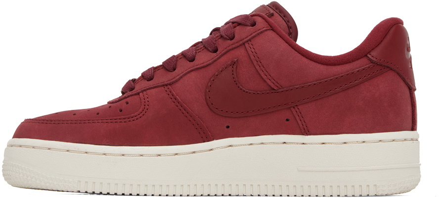 Nike Red Air Force 1 Premium Sneakers Nike