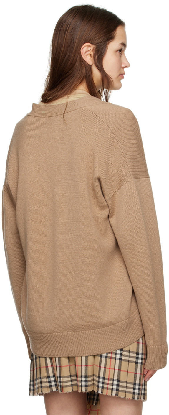 Burberry Brown Button Cardigan Burberry