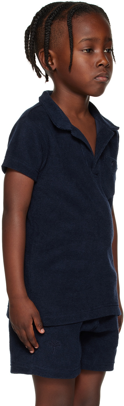 OAS Kids Navy Embroidered Polo OAS