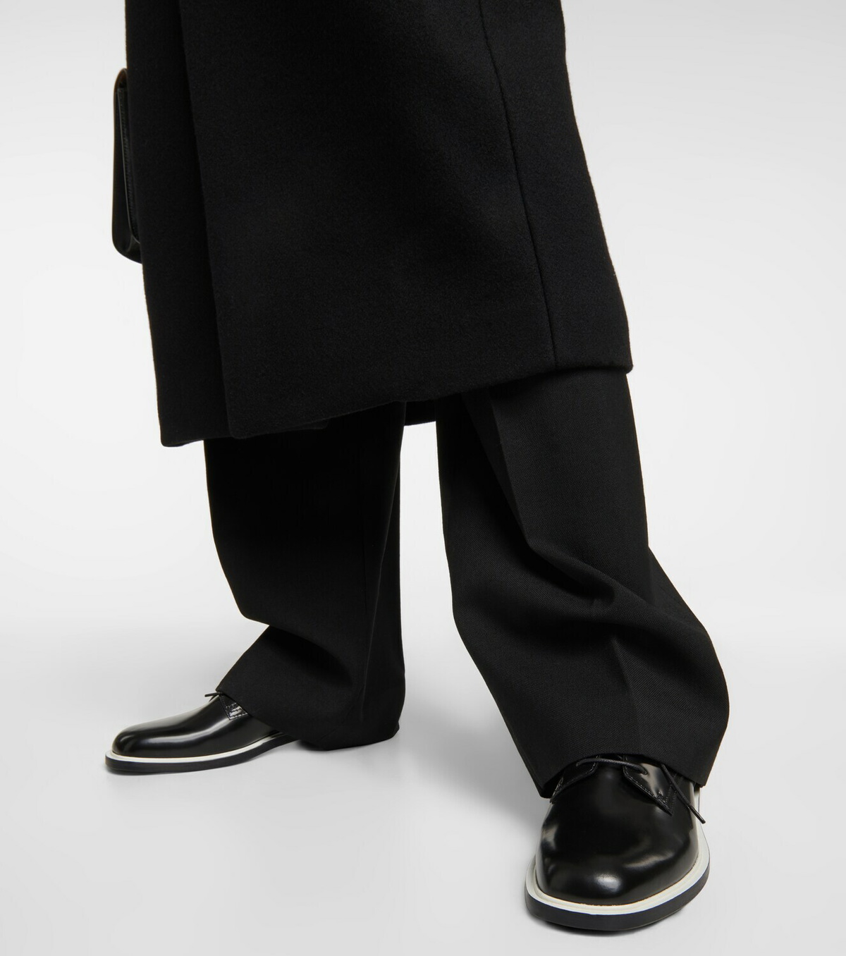 The Row - Jules patent leather Derby shoes The Row