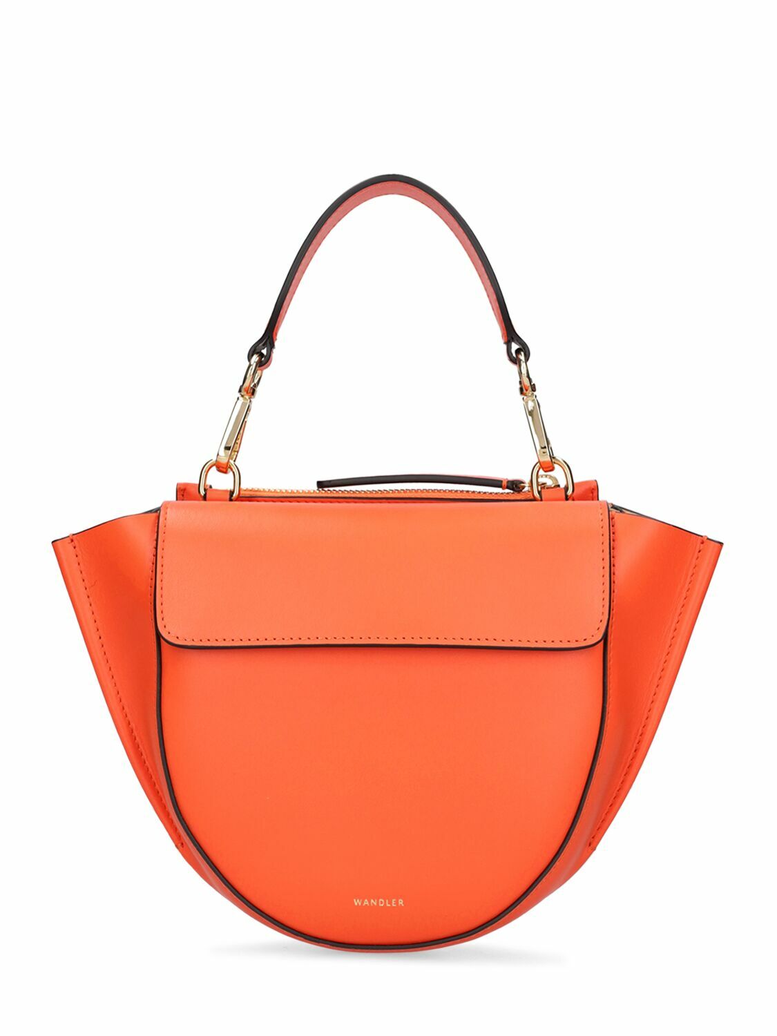 WANDLER - Mini Hortensia Leather Top Handle Bag Wandler