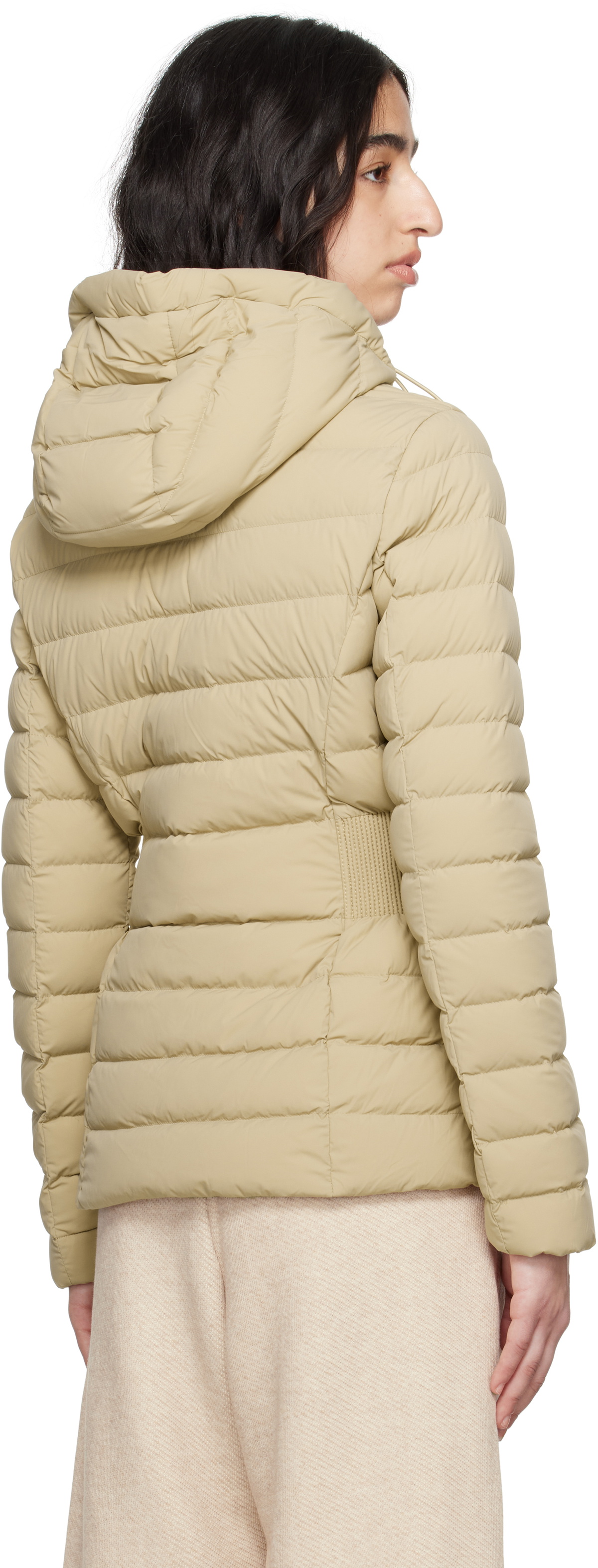 MACKAGE Beige Idalee Hooded Light Down Jacket Mackage