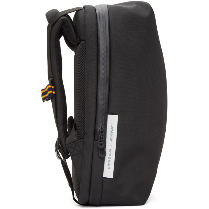 Cote and Ciel Black and Yellow K-Way Edition EcoYarn Sormonne Backpack ...