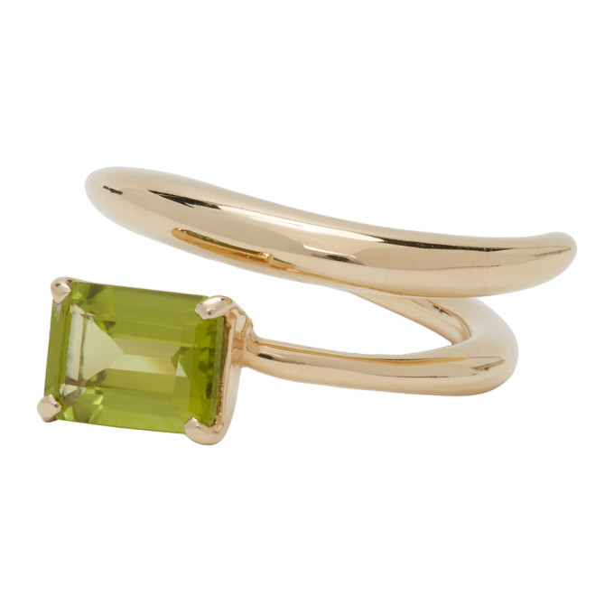 Faris Gold Peridot Ring Faris