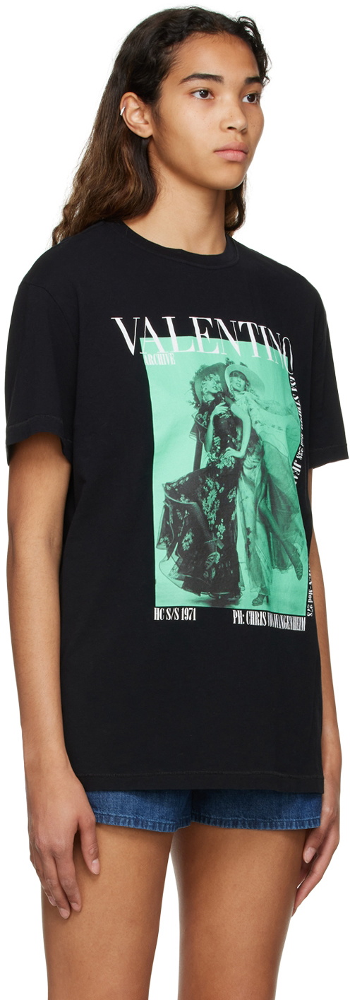 Valentino Black Valentino Archive 1971 T-Shirt Valentino