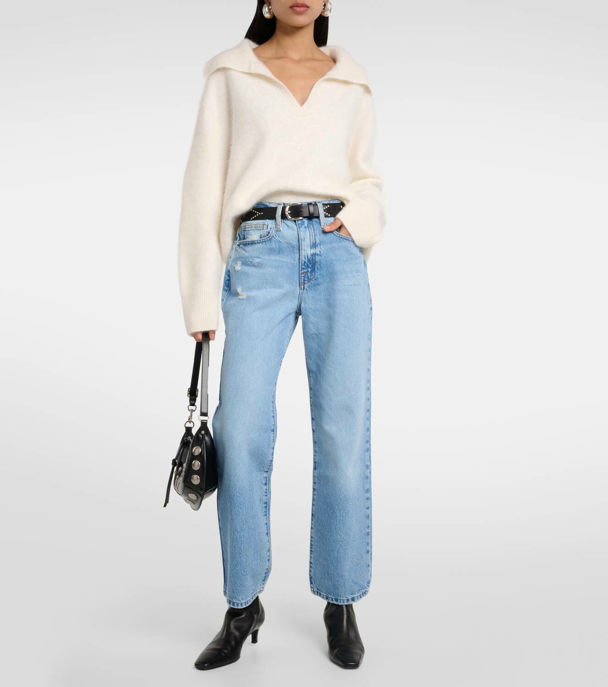 Frame Le Jane high-rise straight jeans Frame Denim