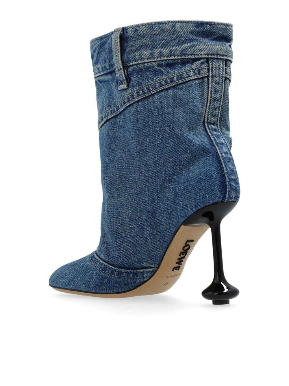 LOEWE - Toy Panta Denim Ankle Boots Loewe