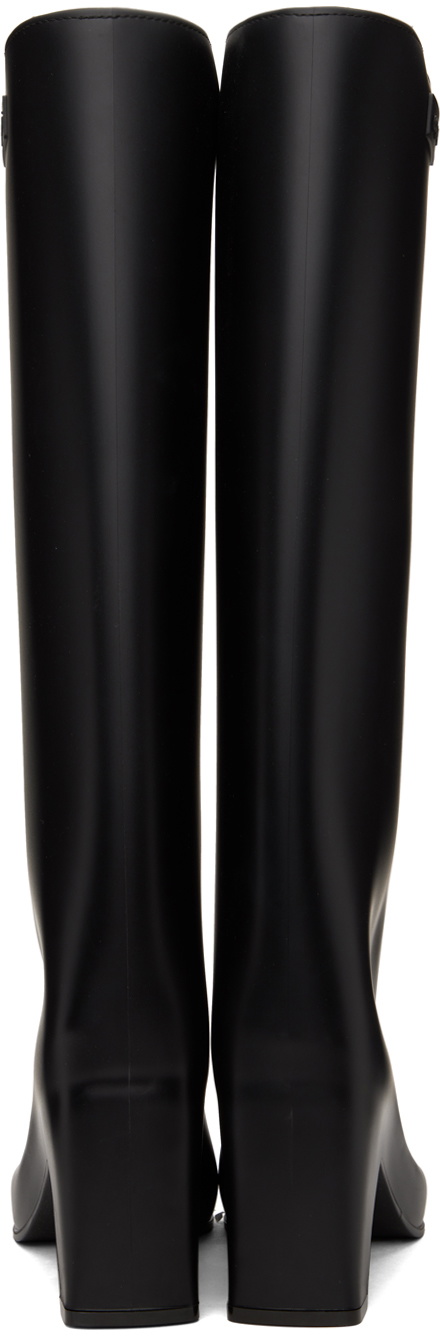 Coperni Black Rubber Bridge Boots Coperni