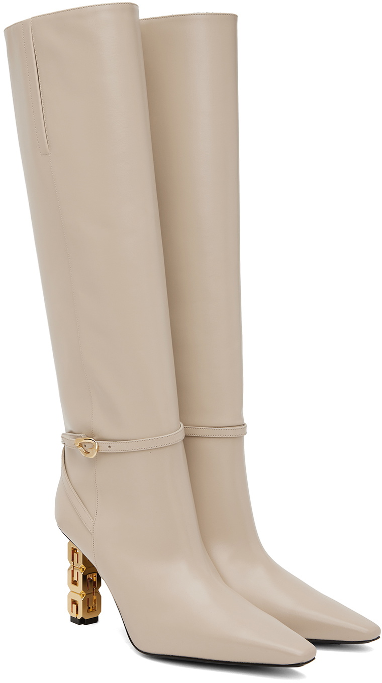 Givenchy Beige G Cube Boots Givenchy