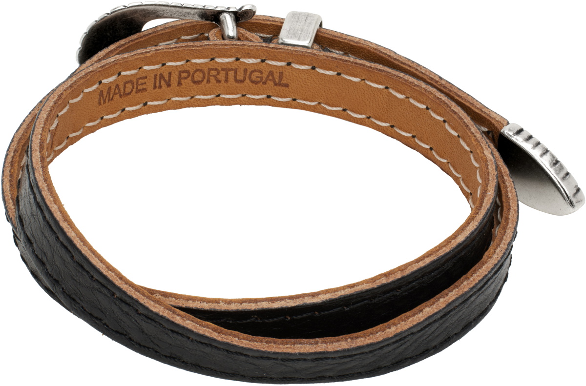 OUR LEGACY Black Cowboy Wrap Around Bracelet Our Legacy