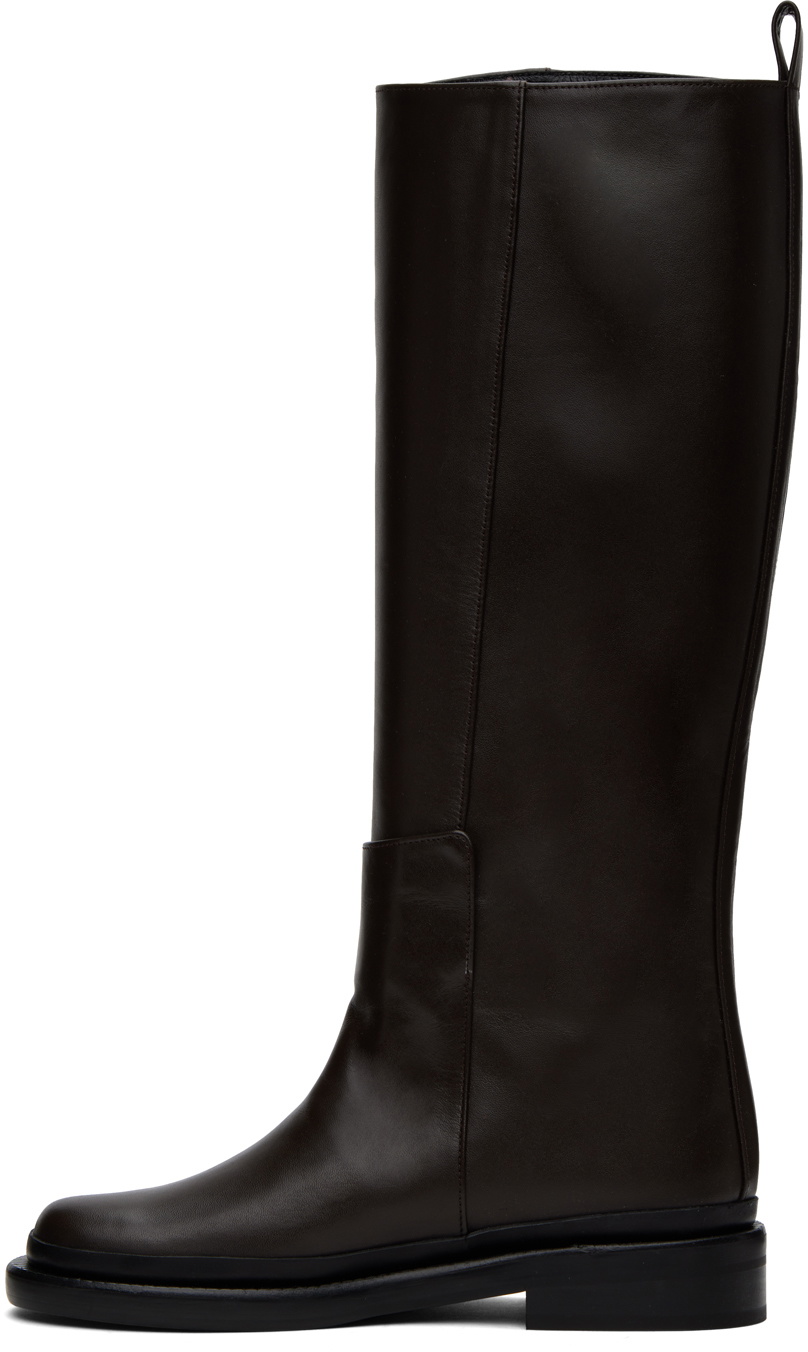 LOW CLASSIC Brown Pull-Loop Boots Low Classic