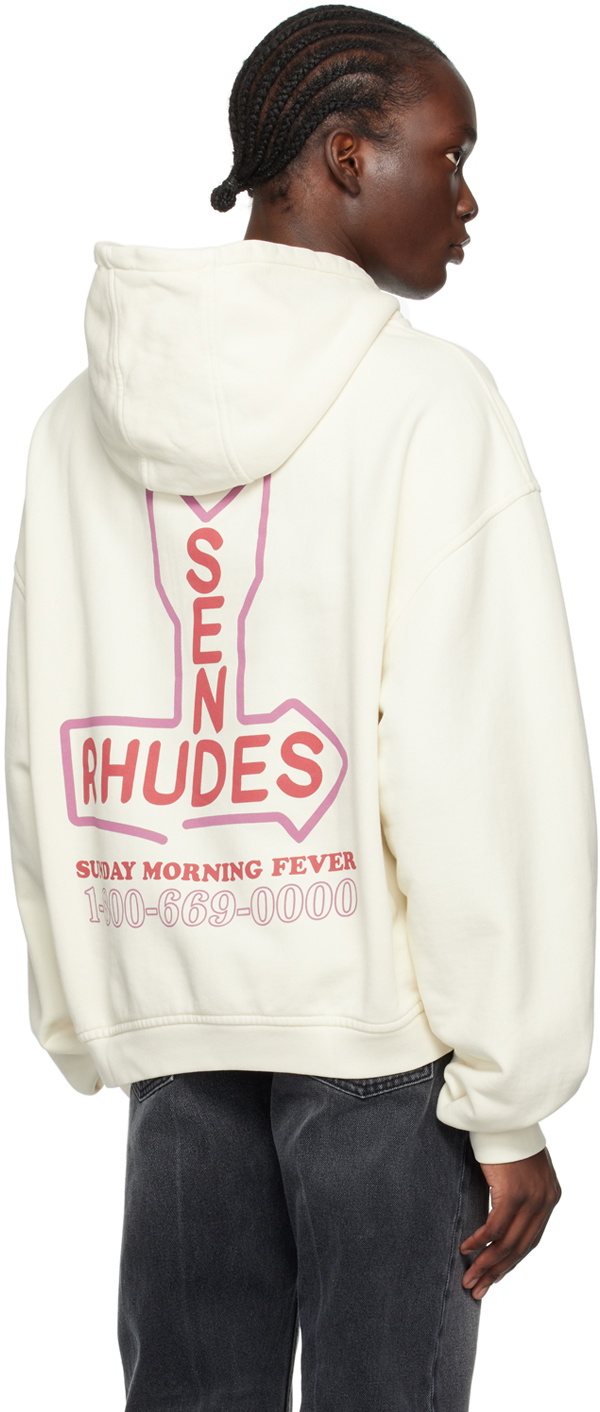 Rhude SSENSE Exclusive Off-White 'Send Rhudes' Hoodie Rhude
