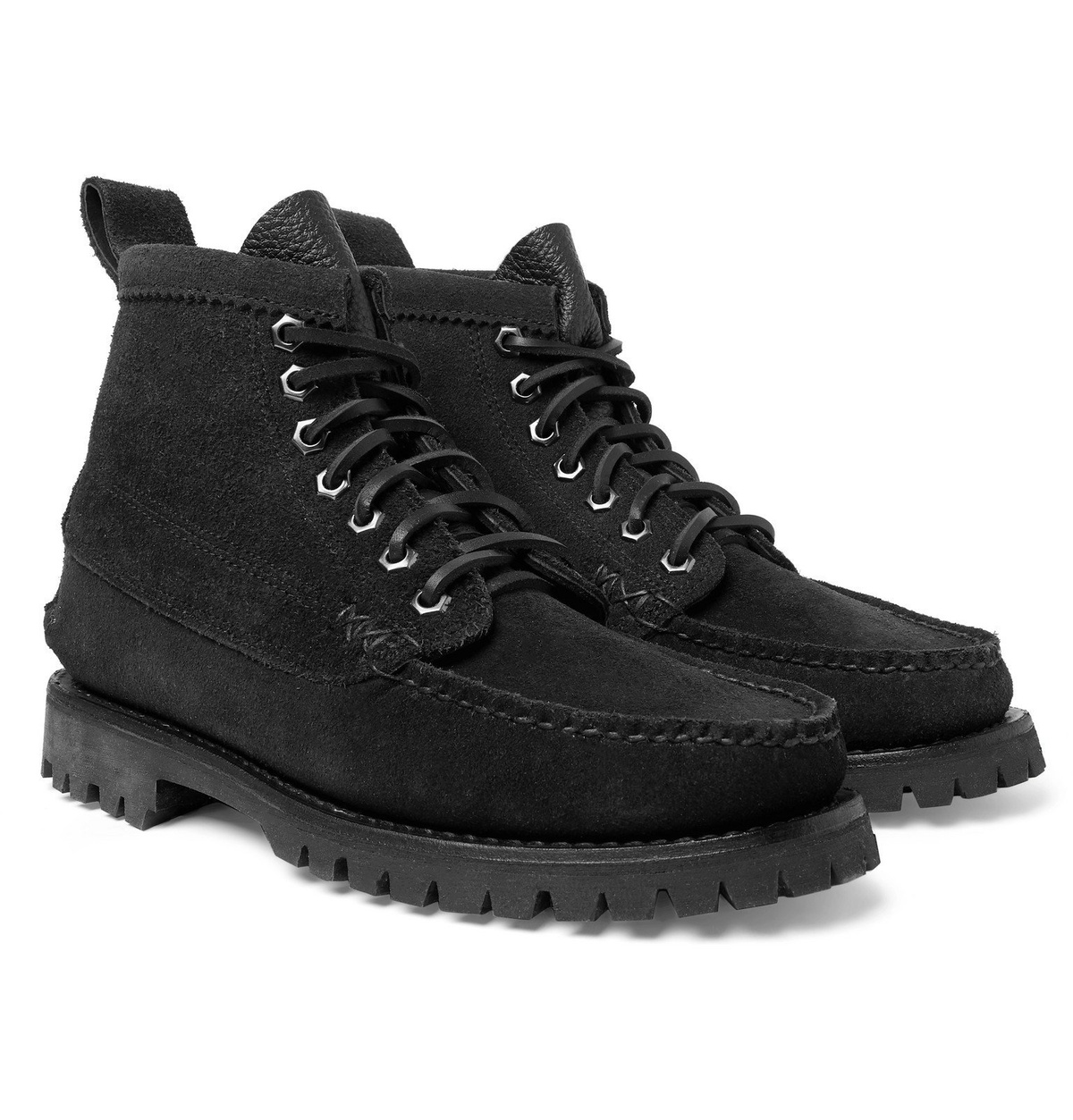 Yuketen - Angler Textured-Leather Boots - Black Yuketen