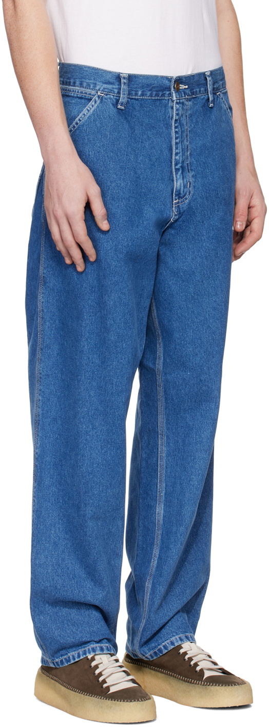 Carhartt Work In Progress Blue Simple Jeans Carhartt WIP