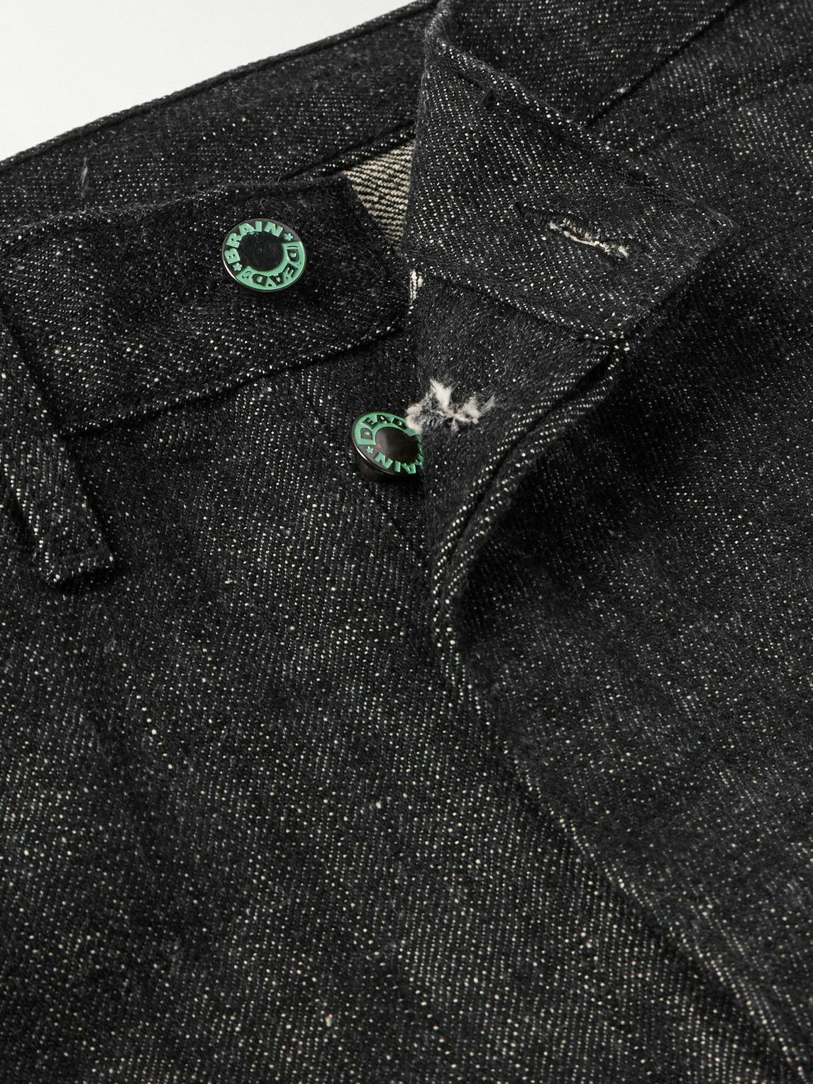 Brain Dead - Type 00 Straight-Leg Selvedge Jeans - Black Brain Dead