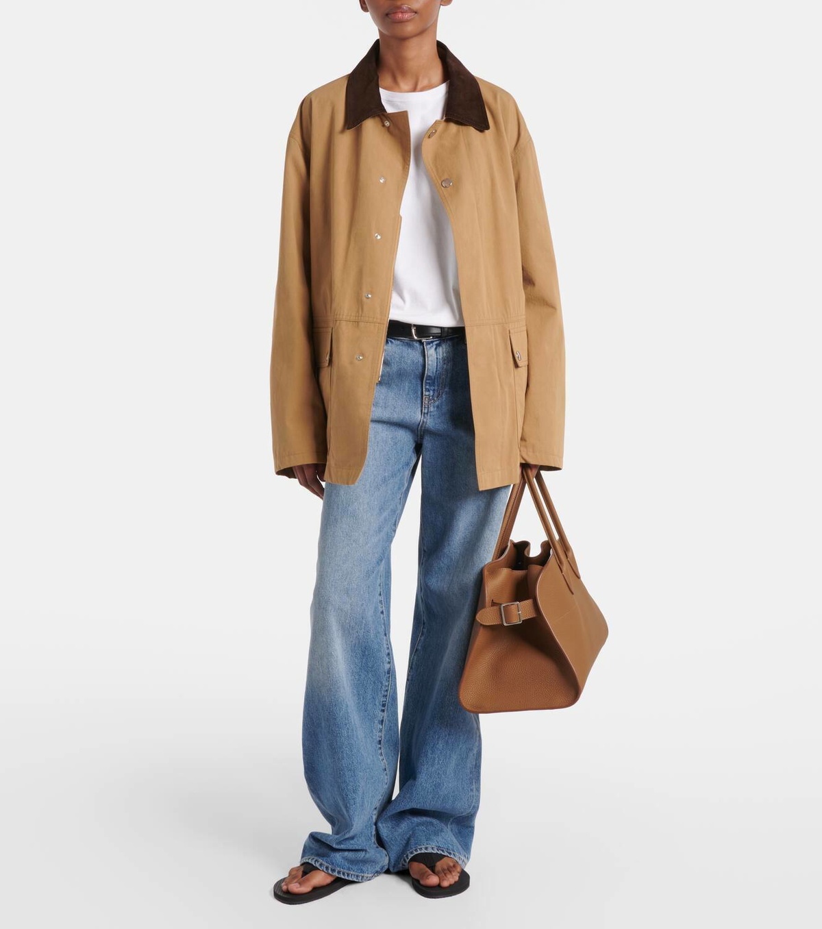 The Row Frank cotton gabardine jacket The Row