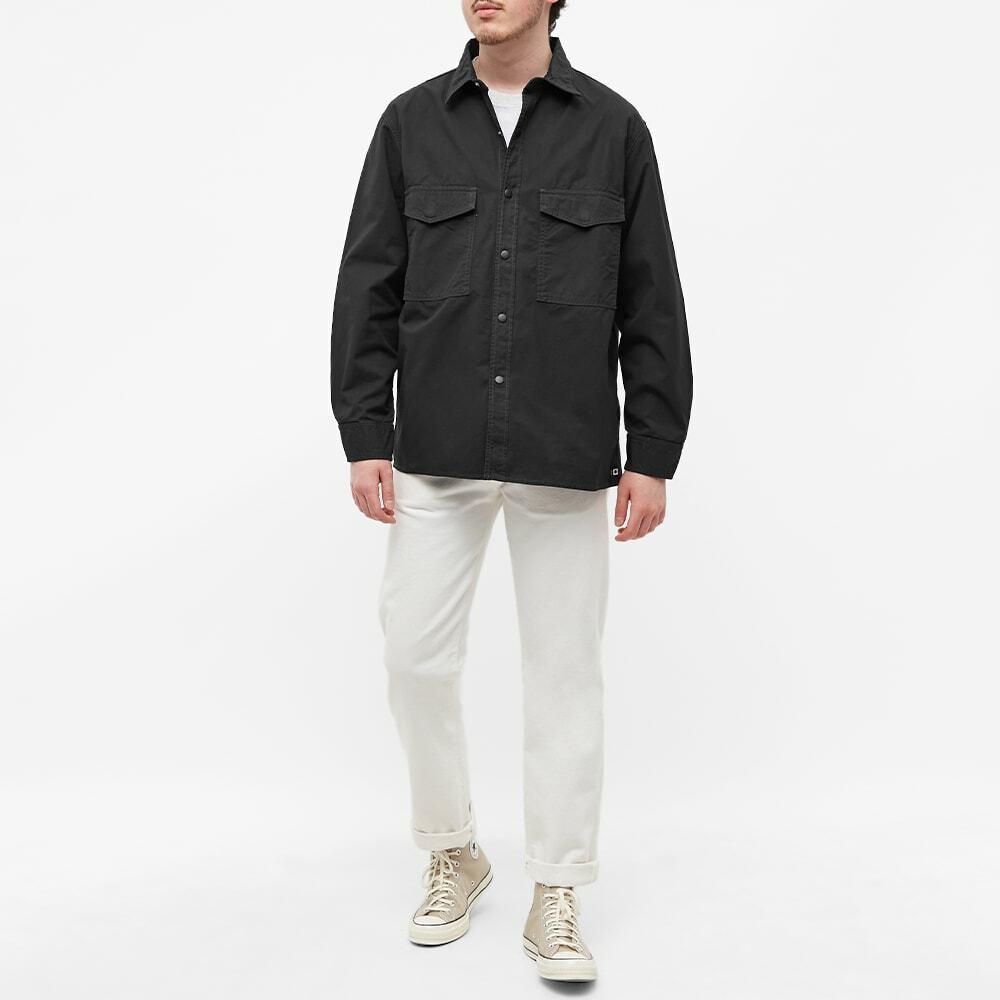 Edwin Men's Big Overshirt in Black Edwin
