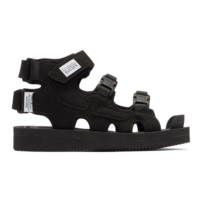 Suicoke Black Boak-V Sandals Suicoke