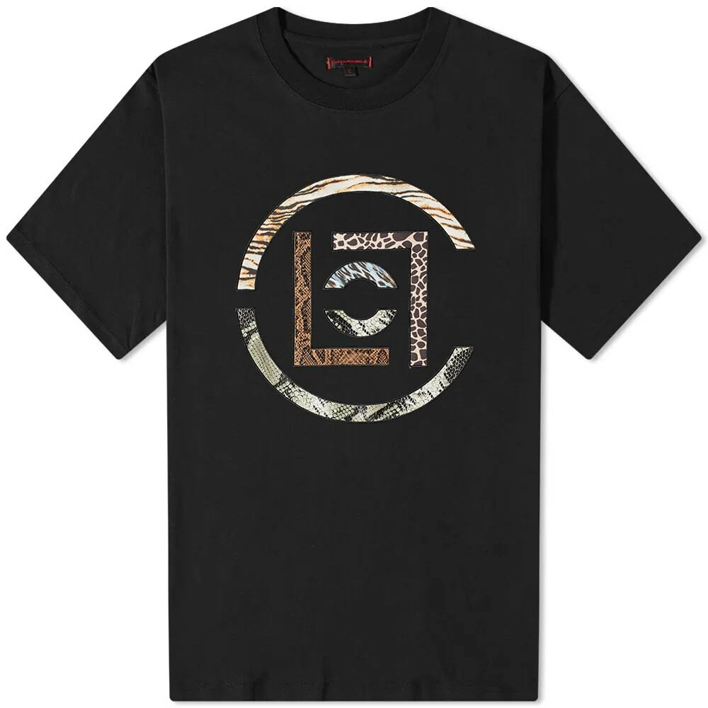 CLOT Patchwork Logo T-Shirt in Black CLOT