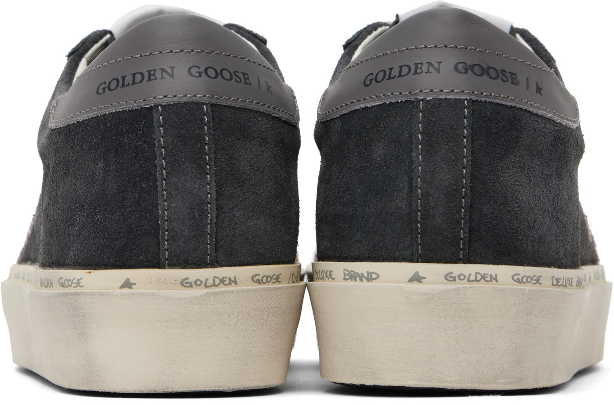 Golden Goose Gray Hi-Star Sneakers Golden Goose Deluxe Brand