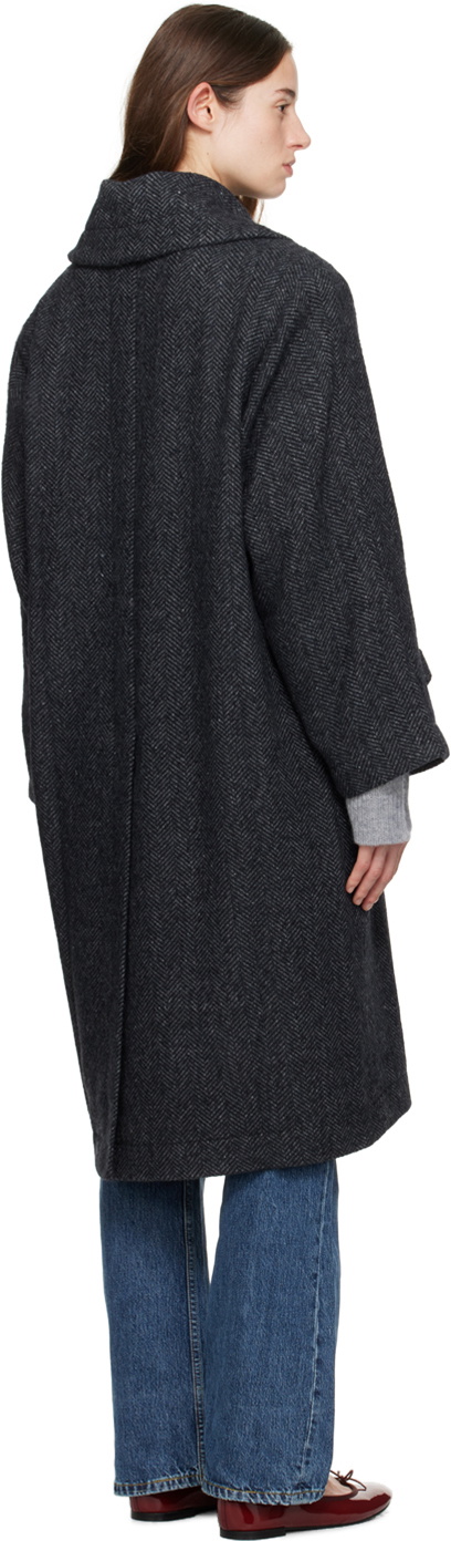 Caro Editions Navy Coco Coat Caro Editions