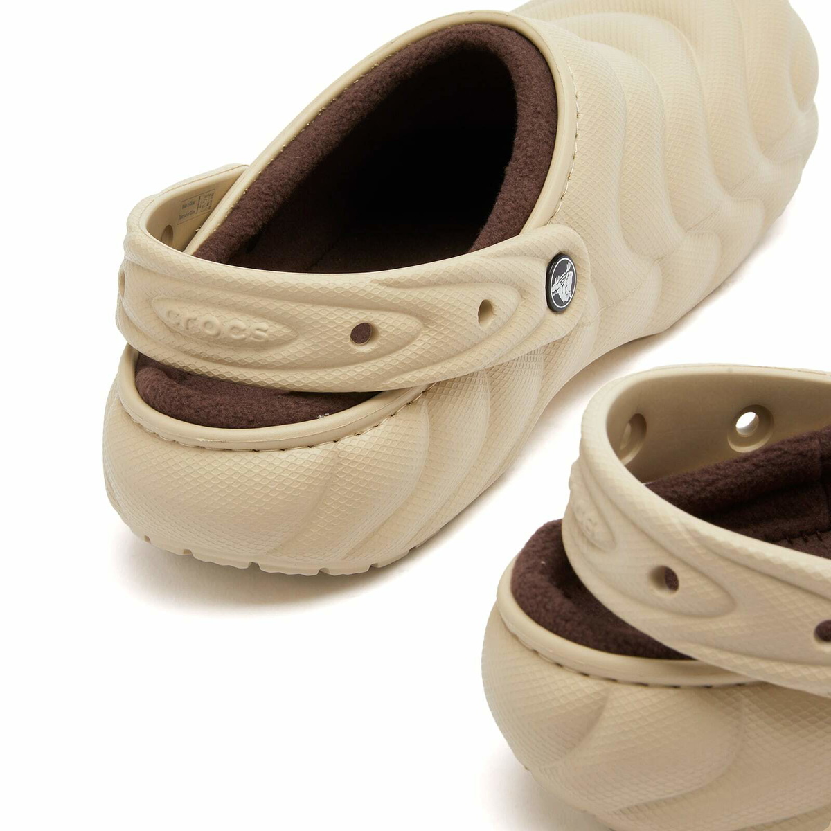 Crocs Classic Lined Overpuff Clog in Moth Crocs