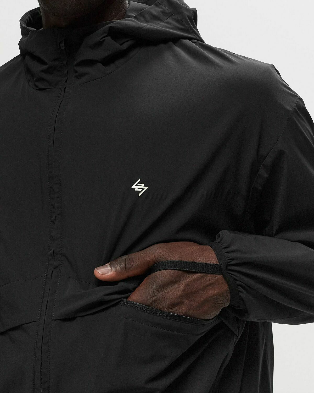 Represent 247 Hooded Training Jacket Black Windbreaker Represent