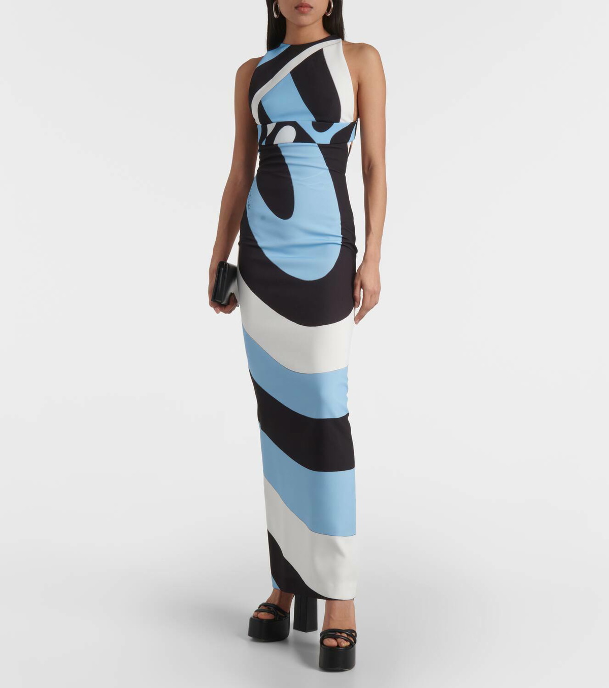 Pucci Iride open-back gown Emilio Pucci
