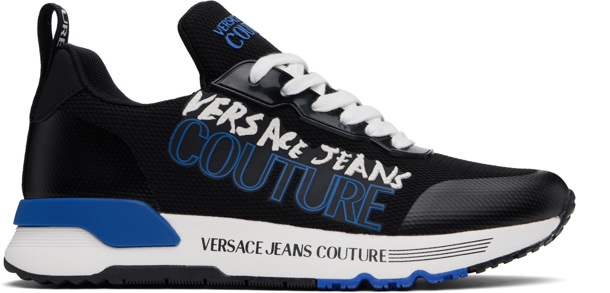 Versace Jeans Couture Black Dynamic Sneakers Versace