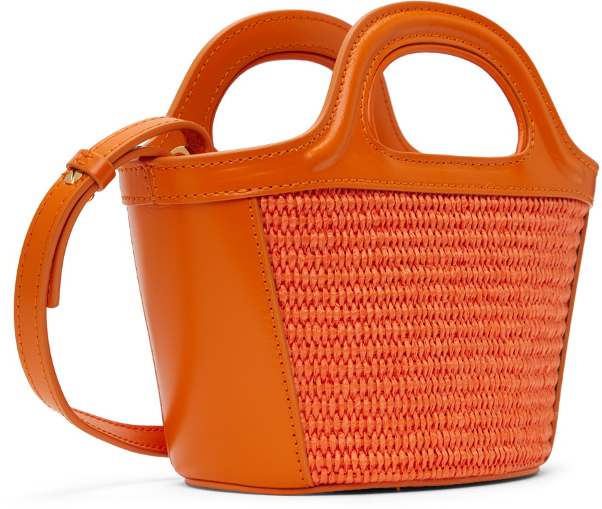 Marni Orange Micro Tropicalia Tote Marni