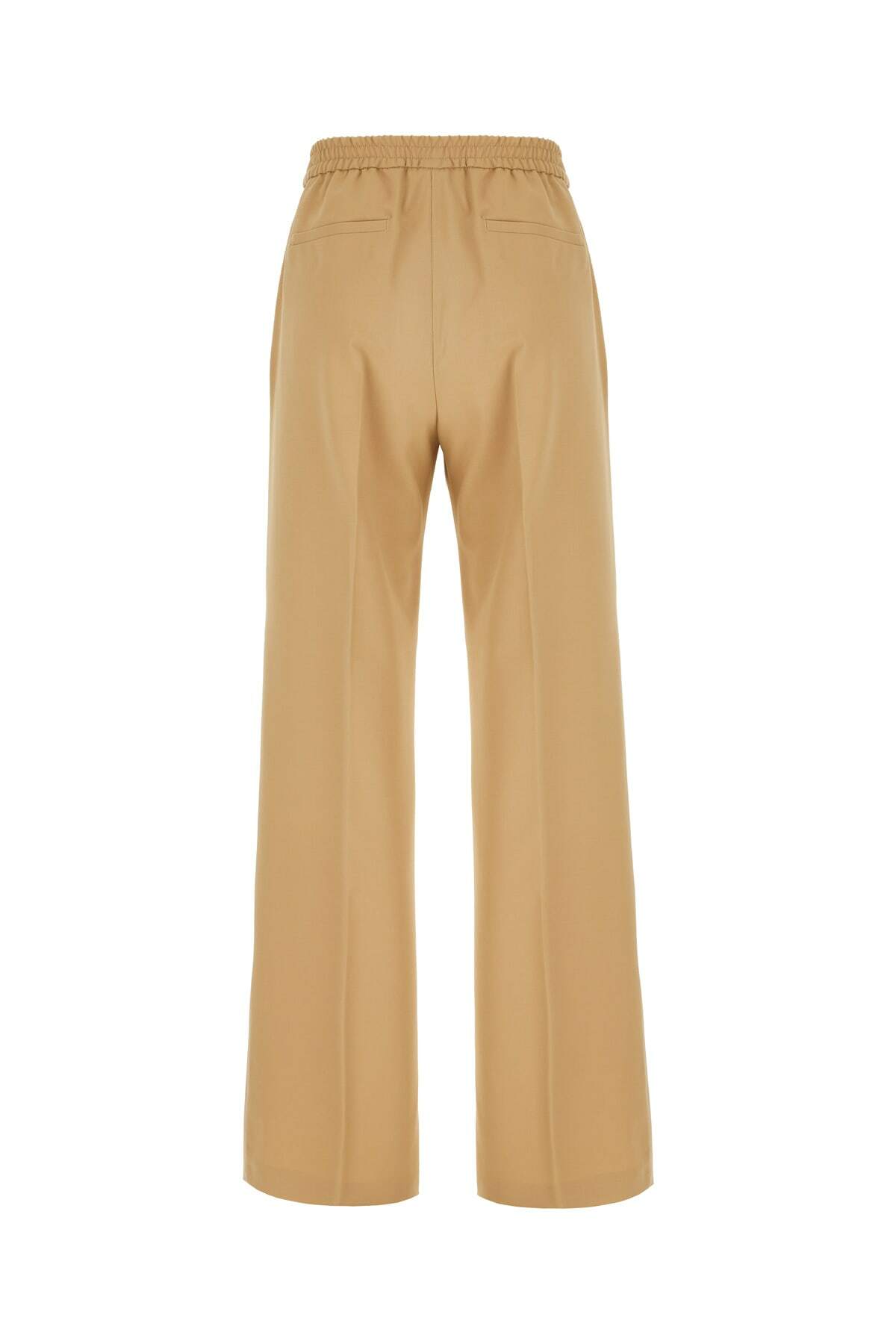 Weekend Max Mara Beige Stretch Polyester Blend Pants Weekend Max Mara