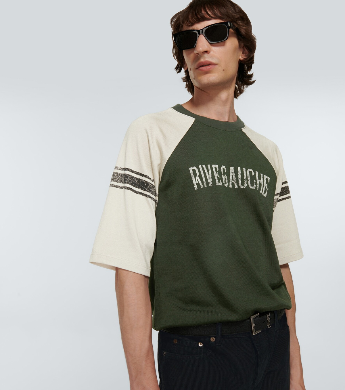 Saint Laurent - Rive Gauche jersey T-shirt Saint Laurent