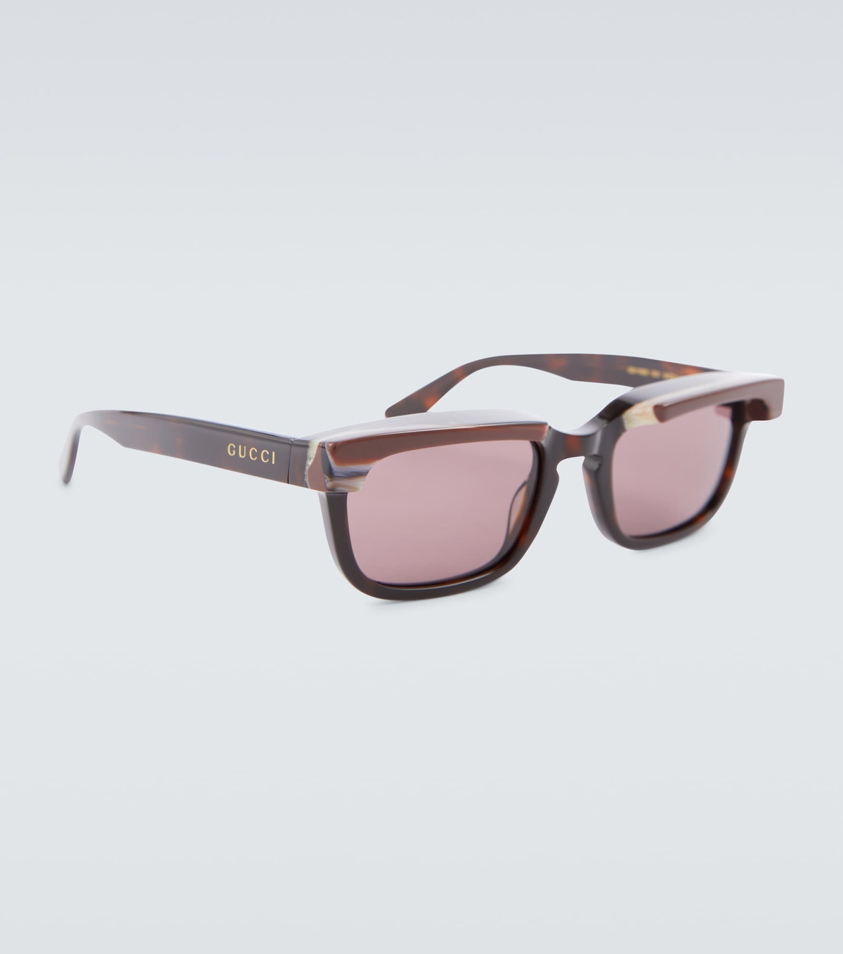 Gucci - Rectangle-frame acetate sunglasses Gucci