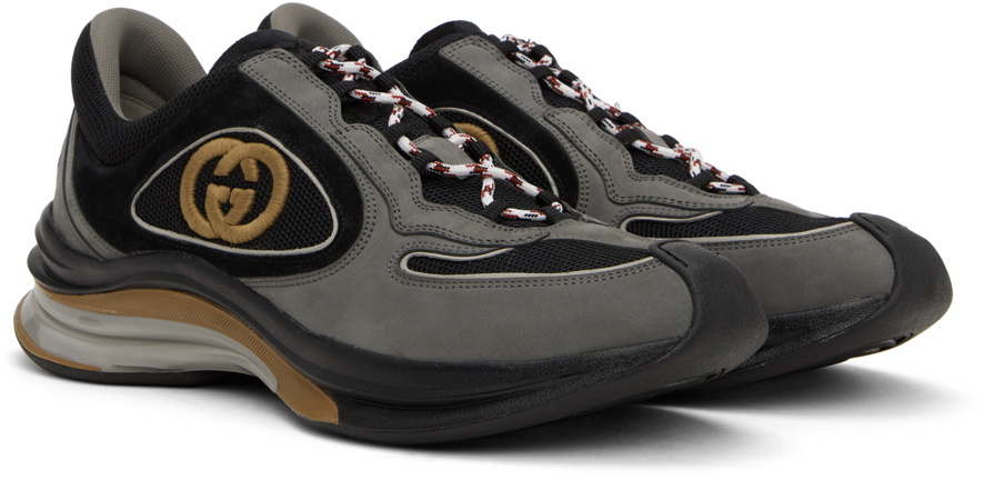 Gucci Black Interlocking G Run Sneaker Gucci