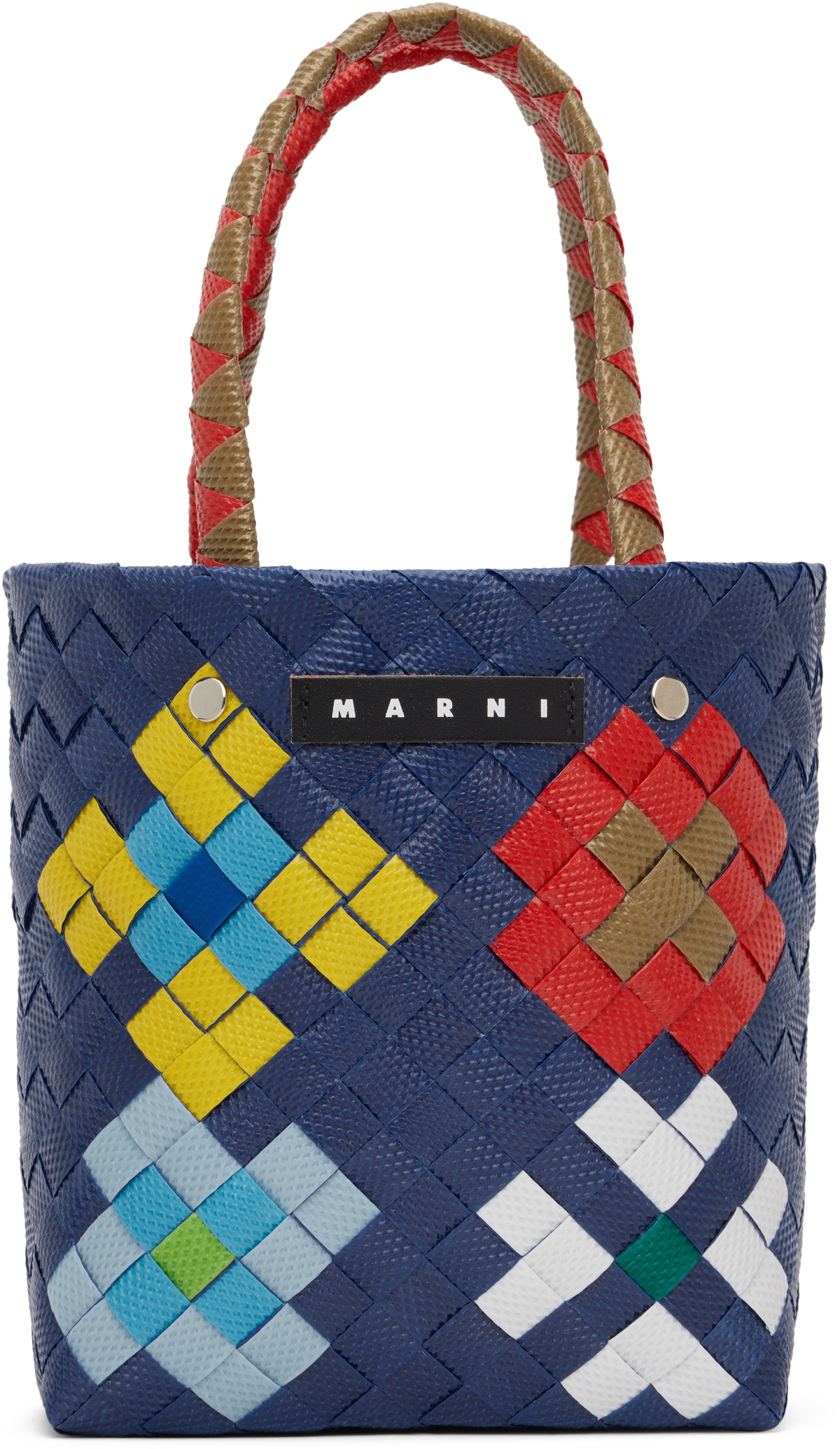 Marni Kids Black Blossom Macro Tote Marni