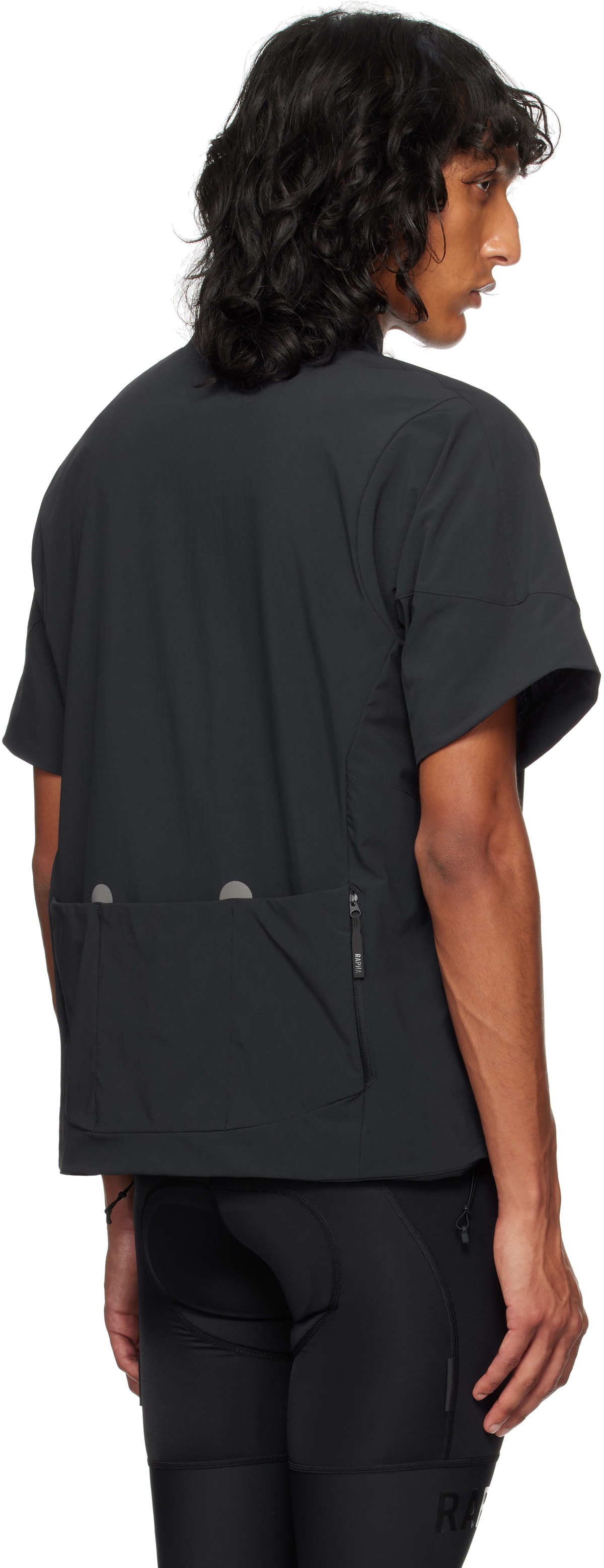 Rapha Black Insulated Short Sleeve Jersey Jacket Rapha