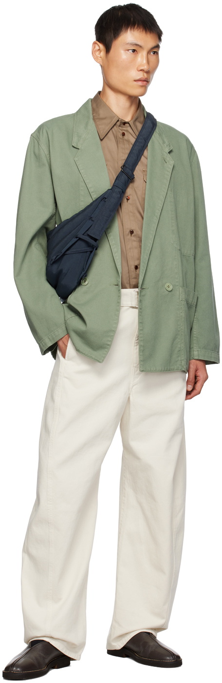 LEMAIRE Blue Small Soft Game Bag Lemaire