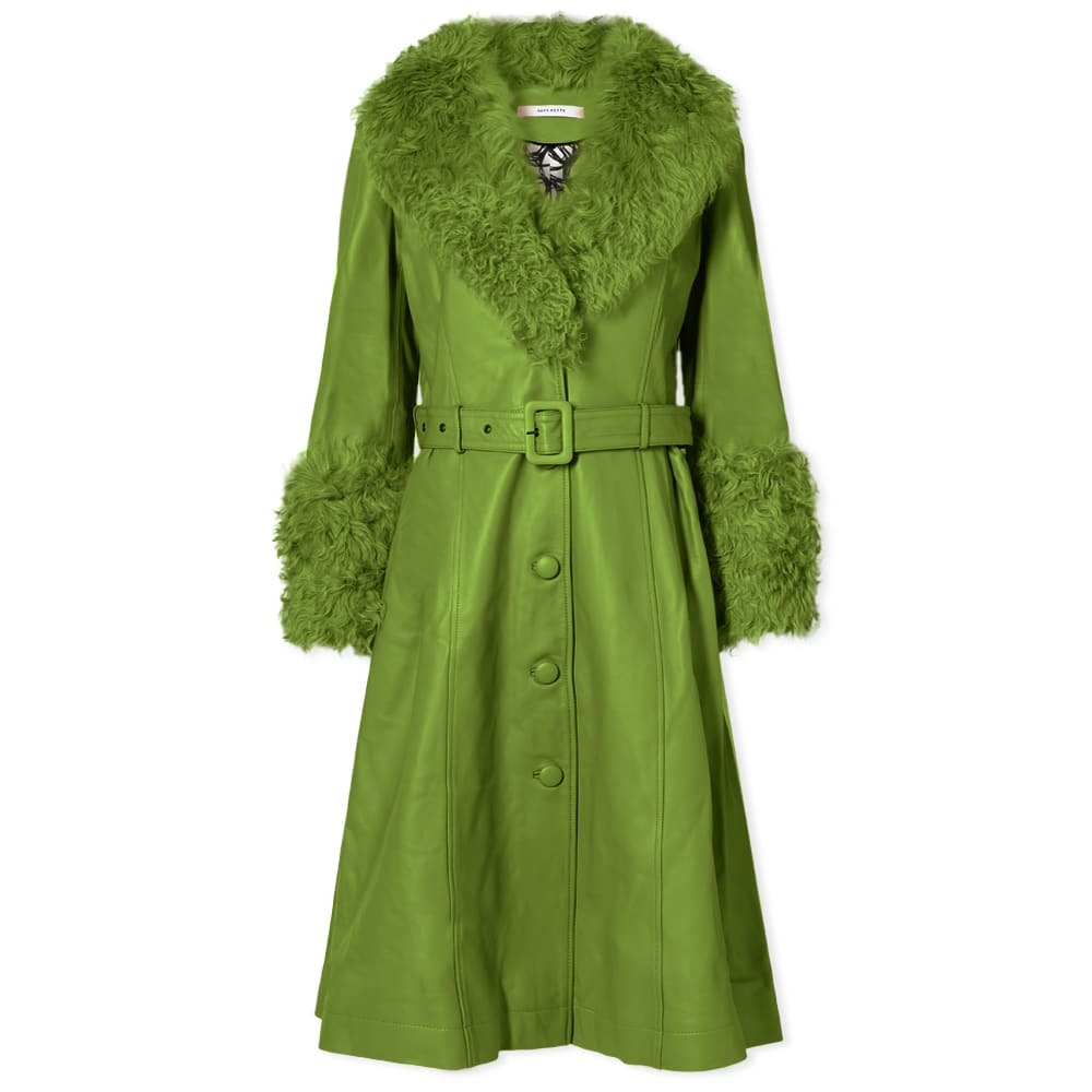 Saks Potts Women's Foxy Shearling Jacket in Forrest Saks Potts