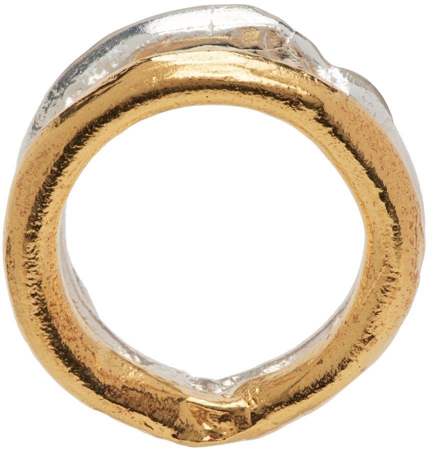 Alighieri Silver & Gold 'The Infernal Realm' Ring Alighieri