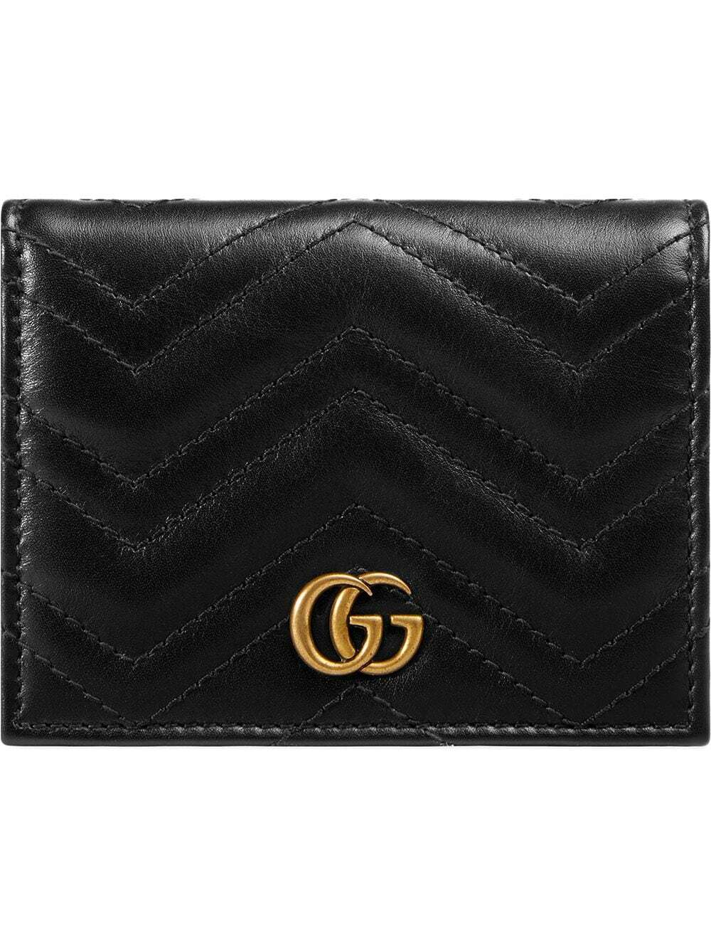 GUCCI - Gg Marmont Leather Credit Card Case Gucci