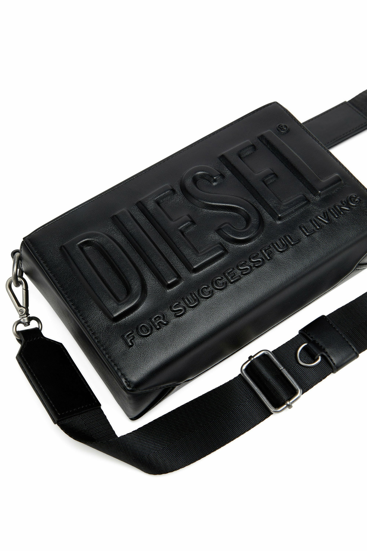 Diesel Dsl 3D-PU camera bag with embossed logo - Shoulder Bags Mens in ...